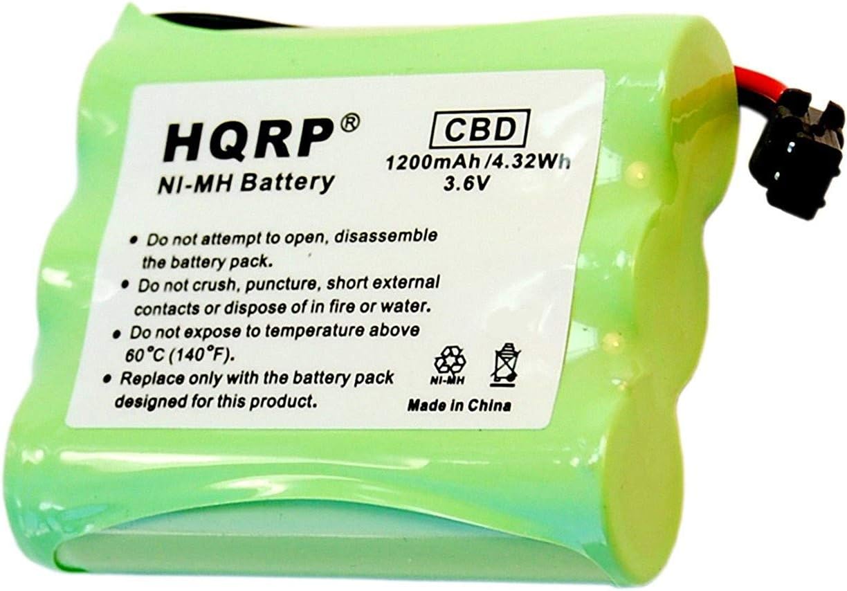 Amazon.com: HQRP Cordless Phone Battery Compatible with Lenmar CBC318 ...