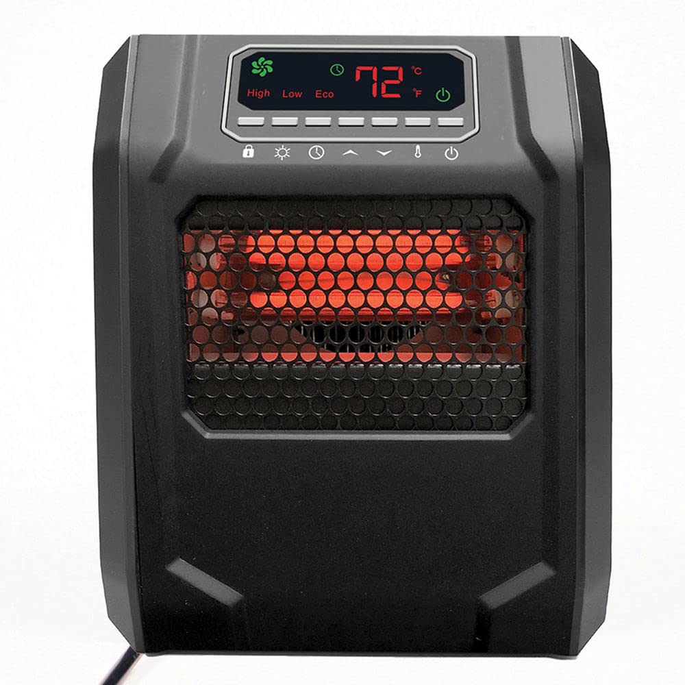 Amazon.com: Lifesmart 6-Element Infrared Heater Plastic,Steel Black ...
