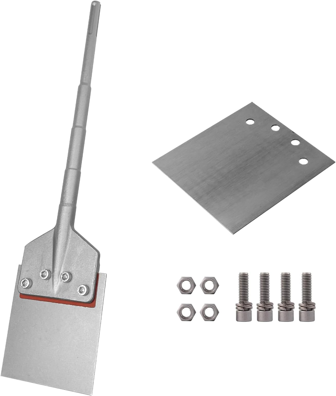 VIAVIC SDS MAX Floor Scraper, with 2 Pcs 6" Heavy Duty Blade & 25 ...