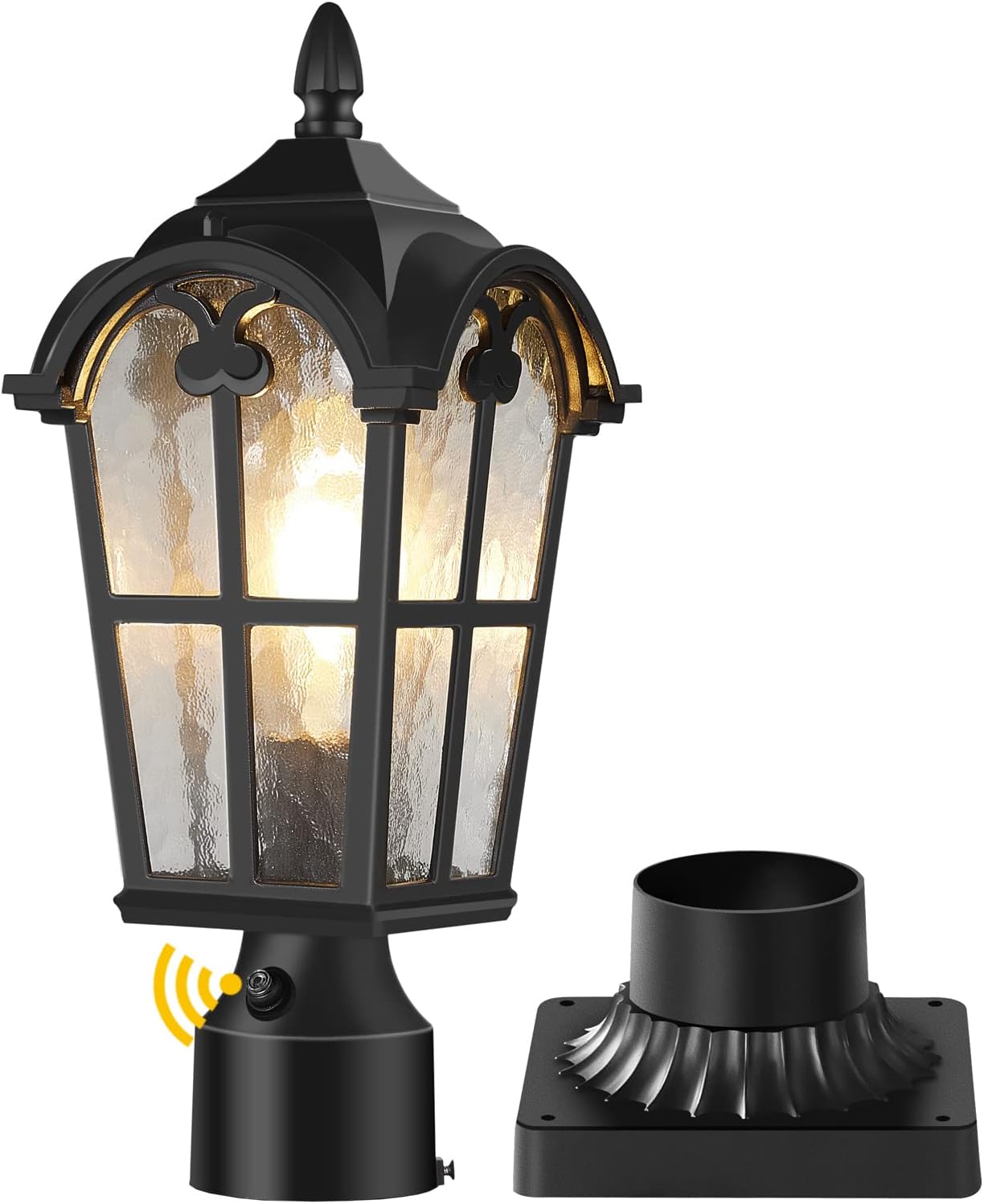 Karuoshirui - Luces de poste para exteriores elegantes con cable duro ...