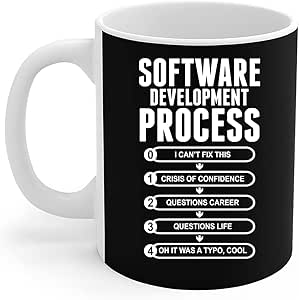 Programmer Mug Funny Software Development Process Programming Coffee ...
