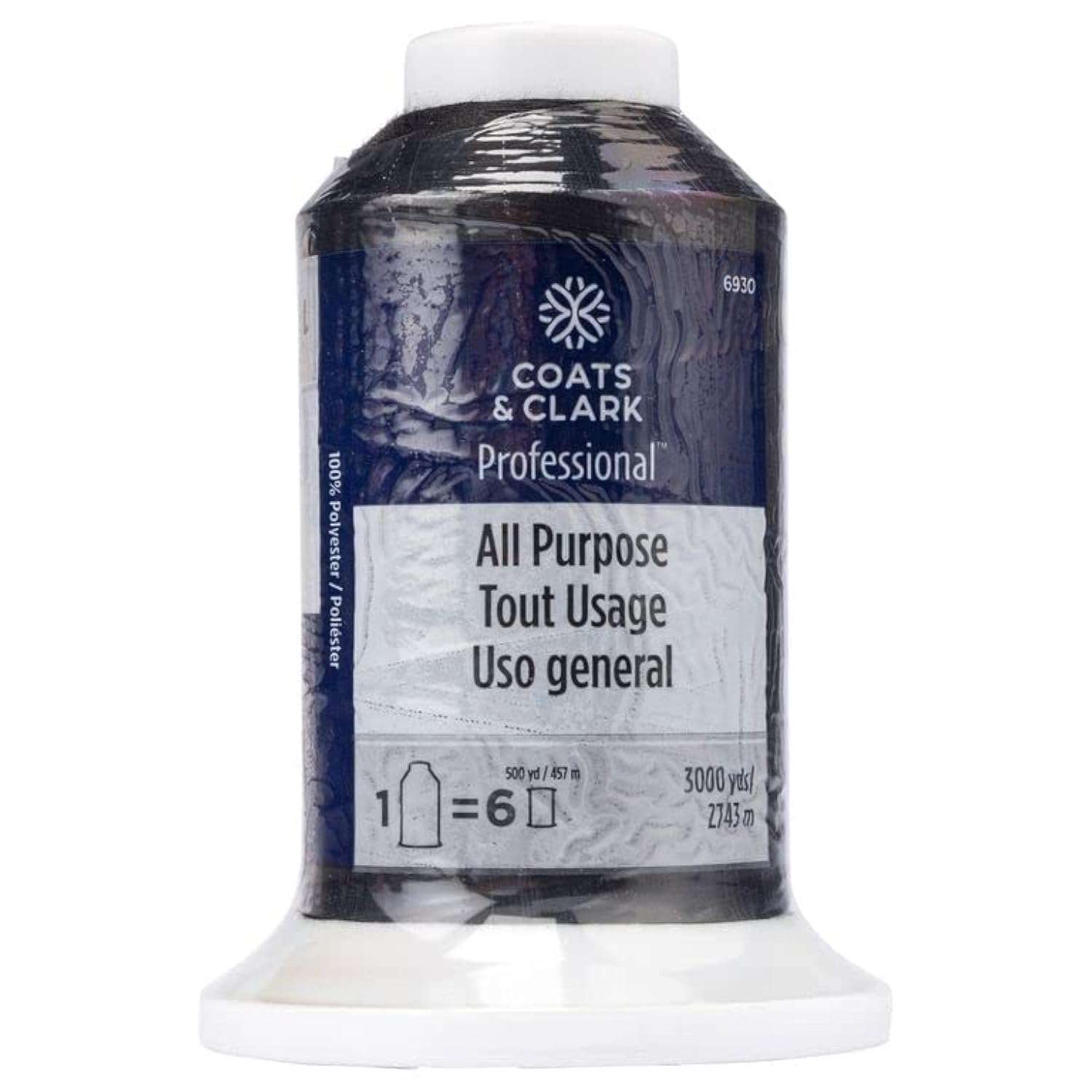 Amazon.com: Coats & Clark Professional All Purpose Thread, 3000 yds, Black