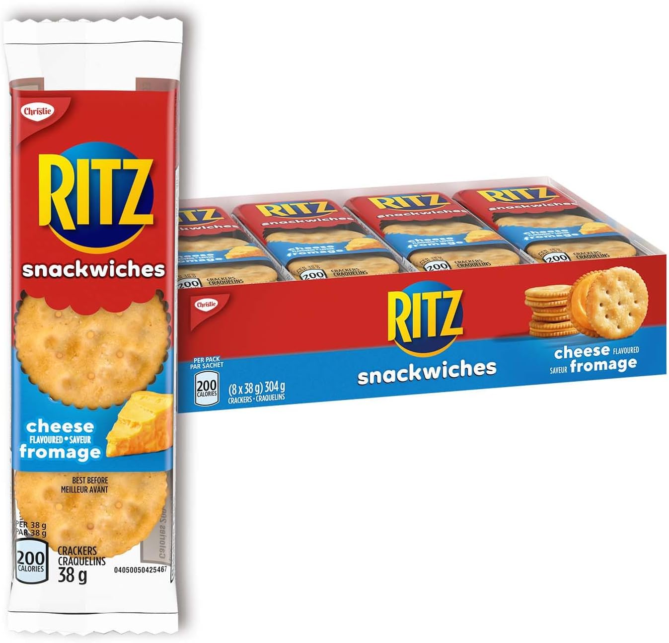 Amazon.com: Ritz Snackwich Crackers Cheese Flavour (8x38g) 304g/10.7oz ...