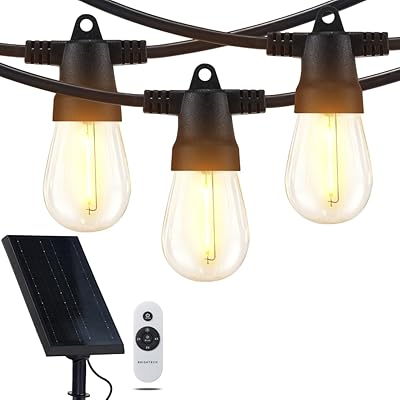 SUNTHIN White String Lights, 96ft Outdoor String Light White Cord with ...