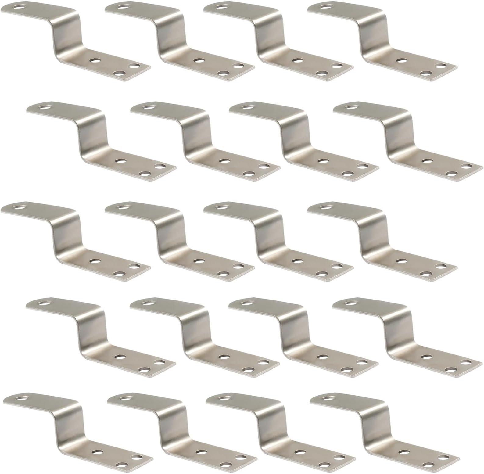 Amazon.com: 50 PCS Black L Bracket, 26mmx26mmx16mm Small Metal Corner ...