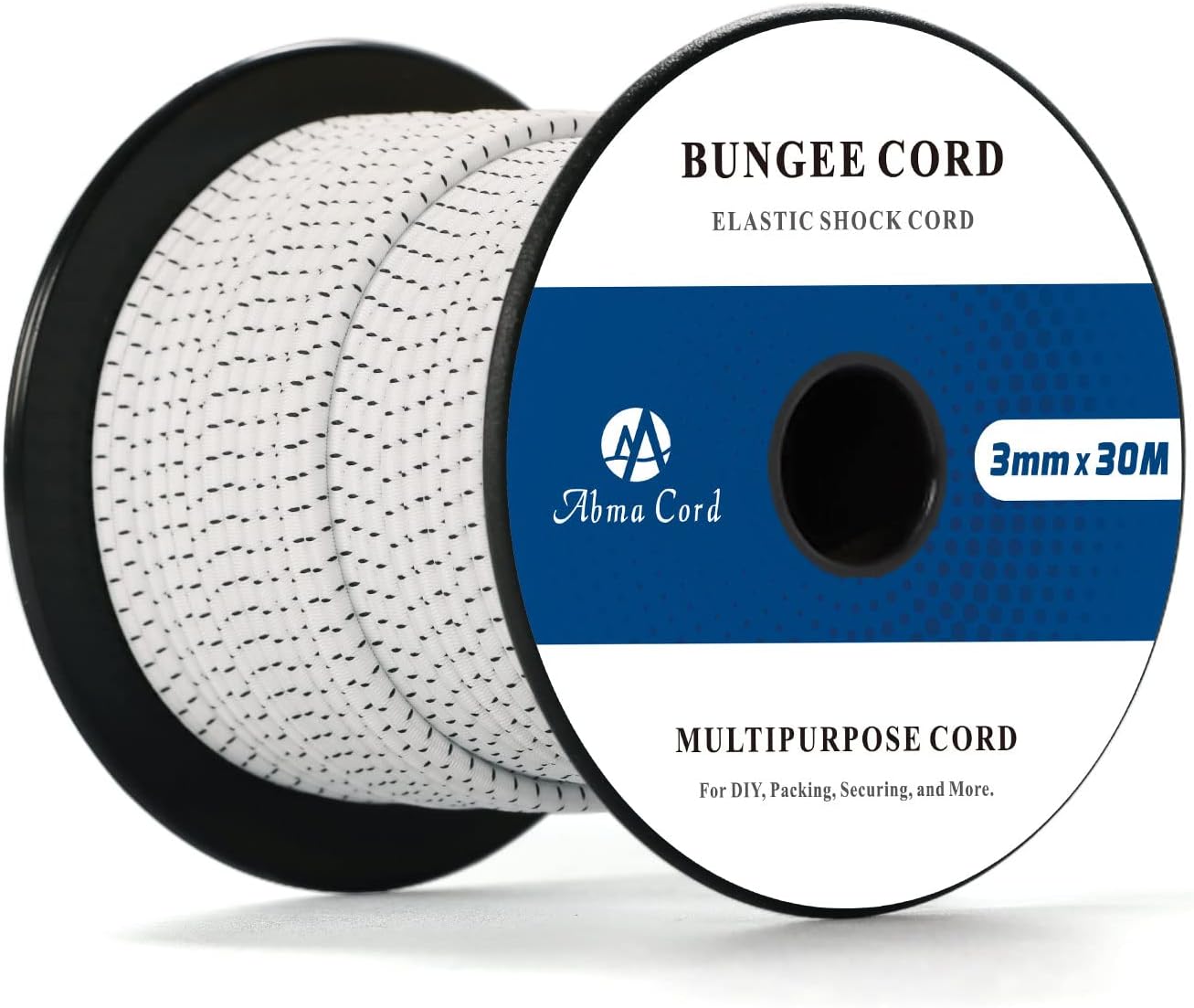 Abma Cord Gummiseil Expanderseil 3mm 30M Gummischnur UV Beständig Planenseil 100% Dehnung ...