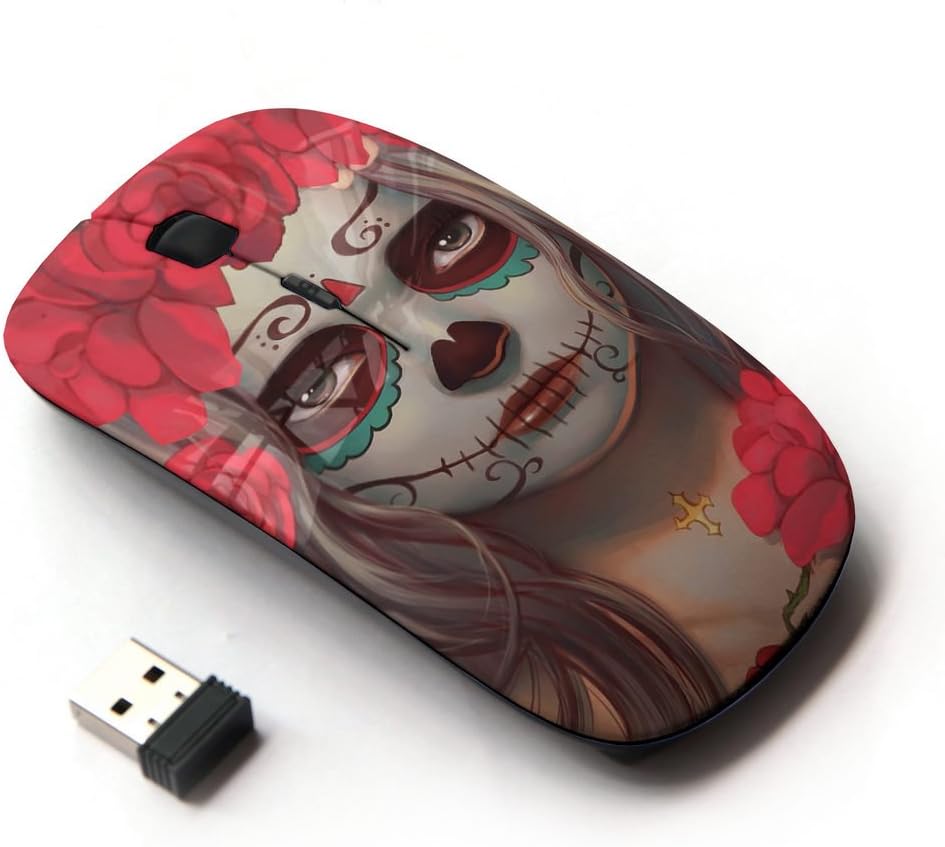 Amazon.com: KOOLmouse [ Optical 2.4G Wireless Mouse ] [ Skull Rock Roll ...