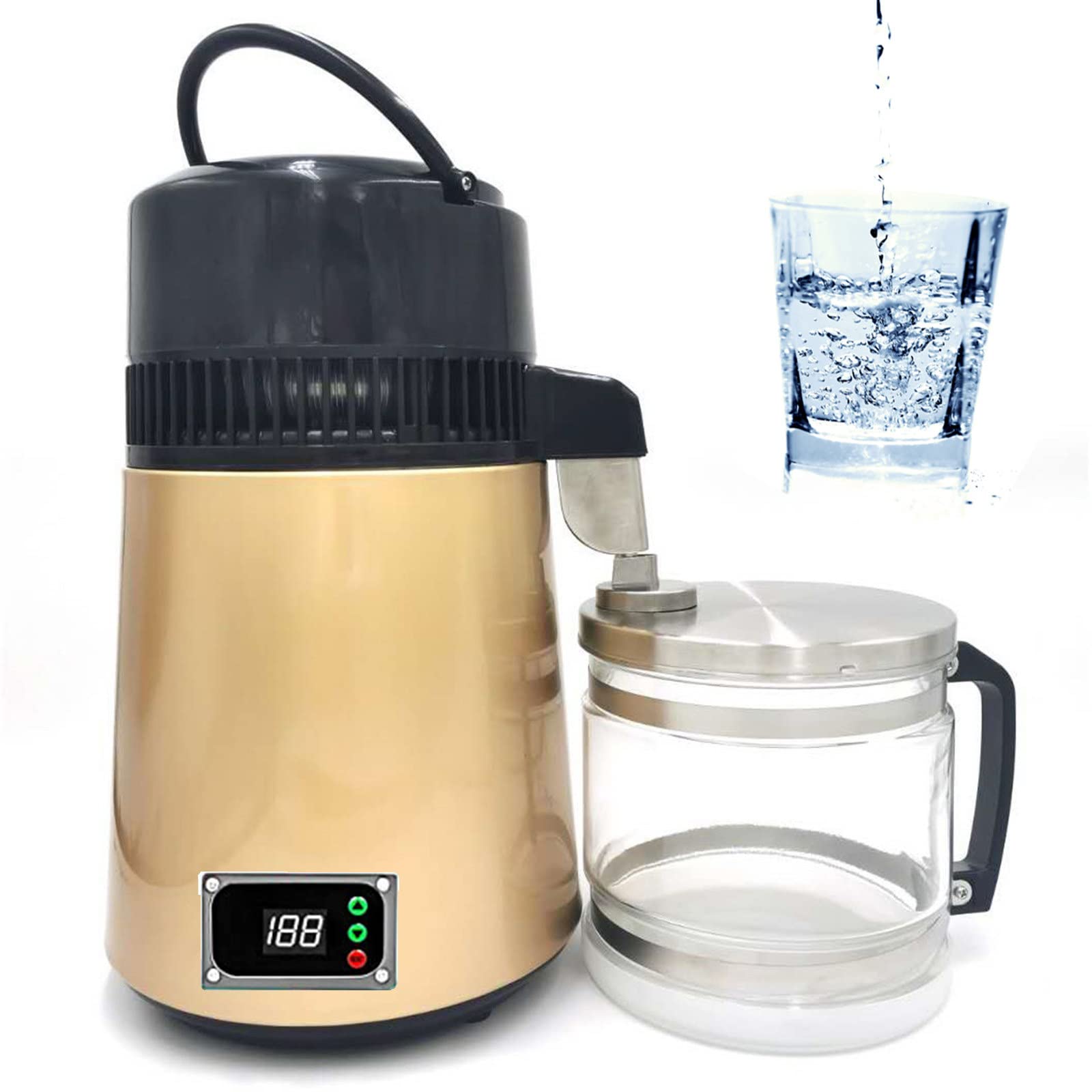 Buy XYEJL 750w Distilled Water Maker Water Distiller Home Countertop ...