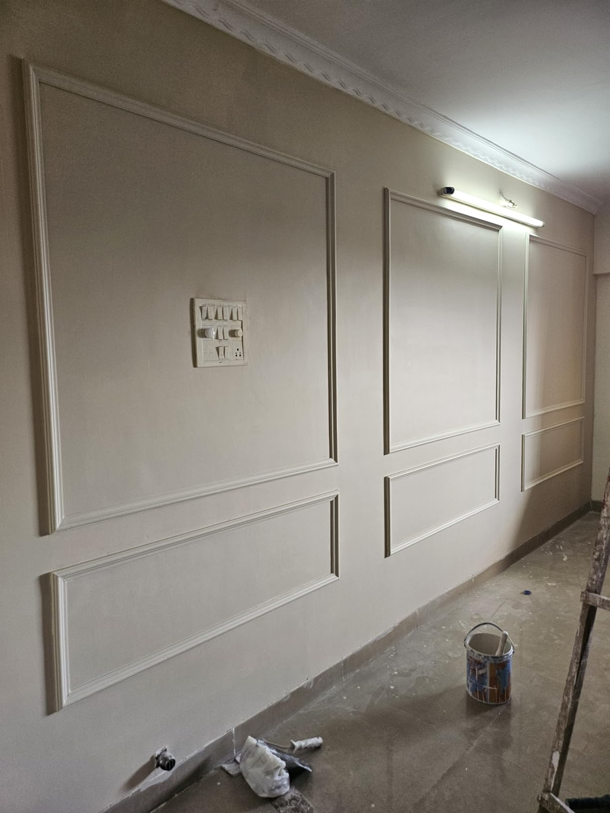 Buy Charcol PS Moulding Wall Decor Patti 8 Ft. Lenth 22mm to 65mm Width ...