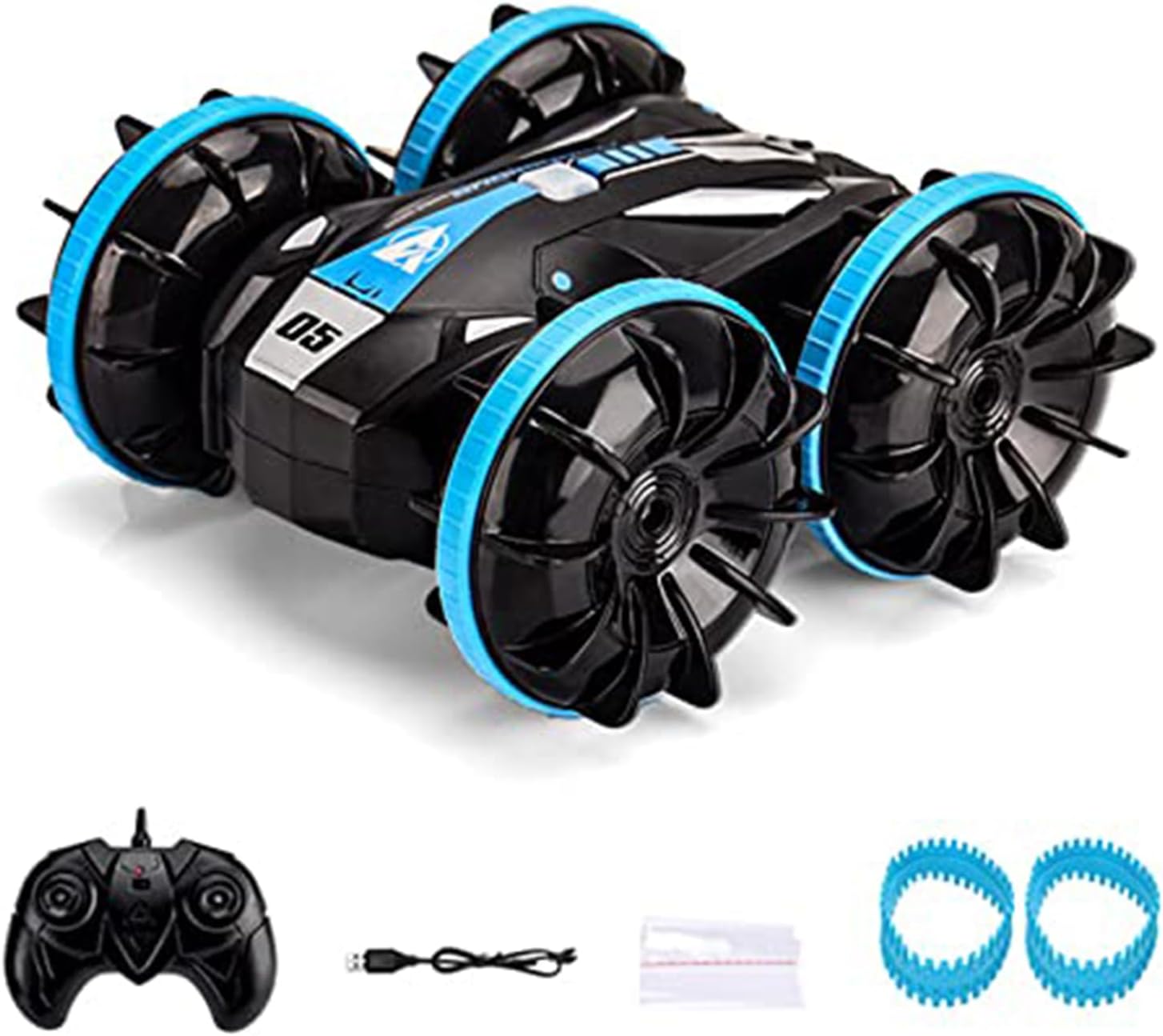 Amazon.com: AIROKA Amphibious RC Car for Kids,Remote Control Boat ...