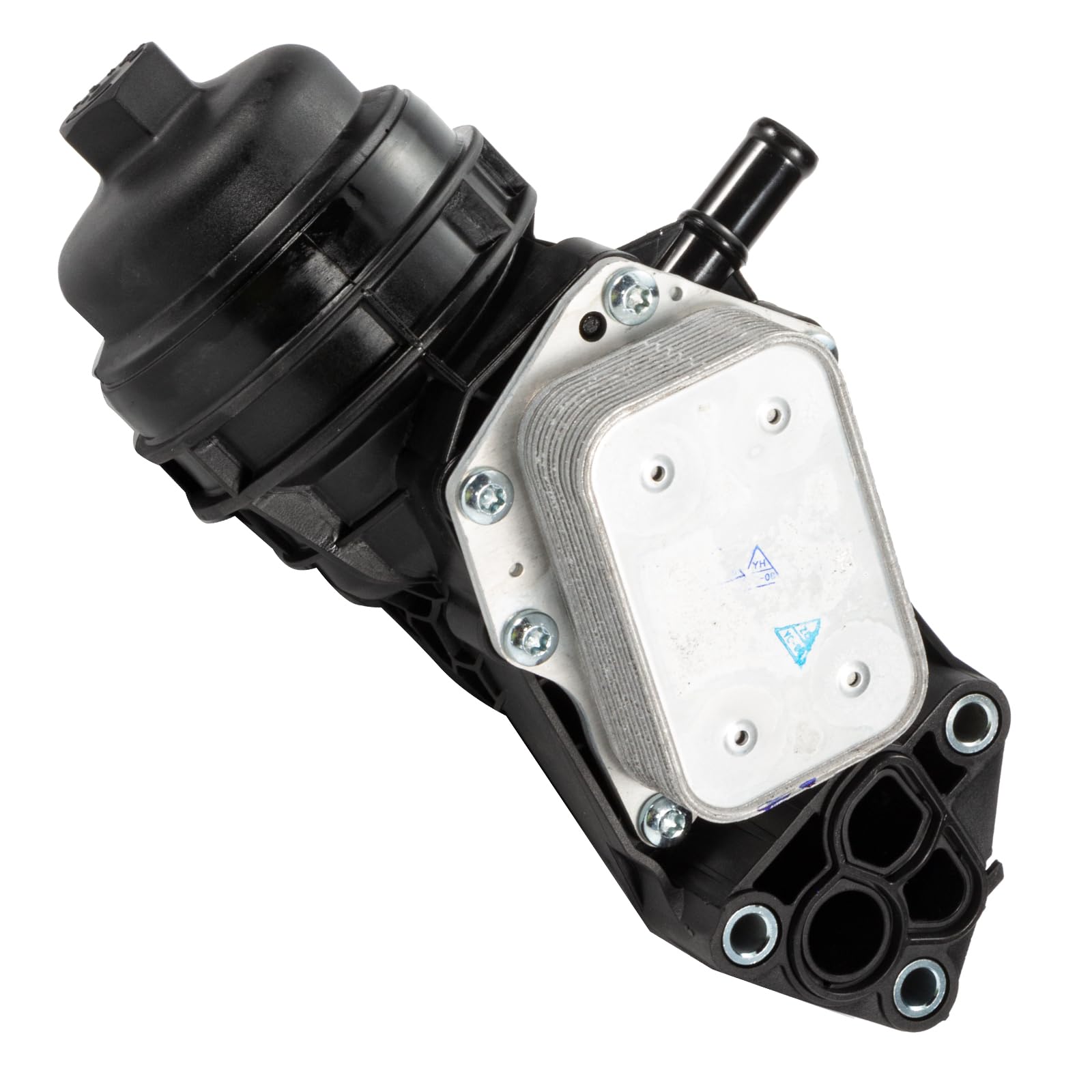 Amazon.com: BLCYANUE Engine Oil Cooler Filter Housing Compatile with ...