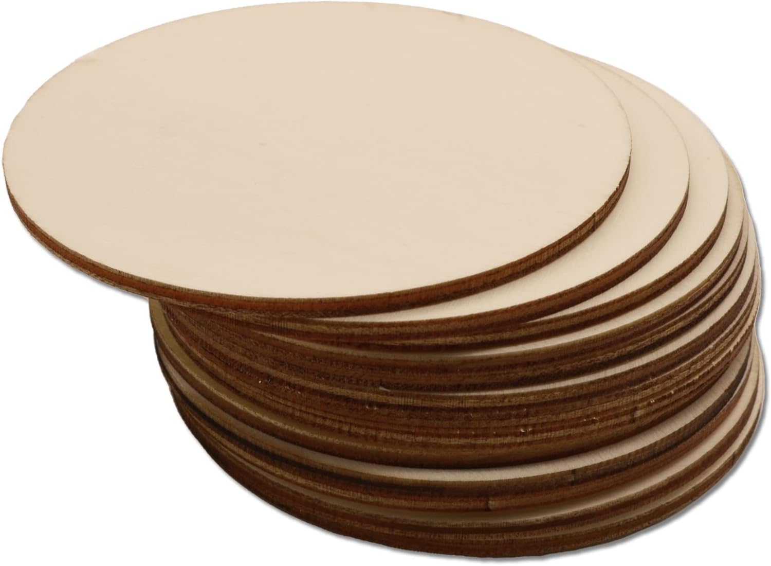 10 x ronde houten schijven, Made in Germany, houten platen, ronde ...