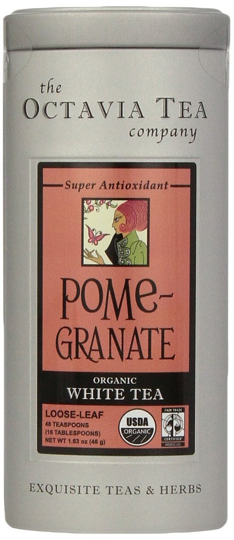 Amazon.com : Octavia Tea Pomegranate (Organic White Tea) Loose Leaf Tea ...