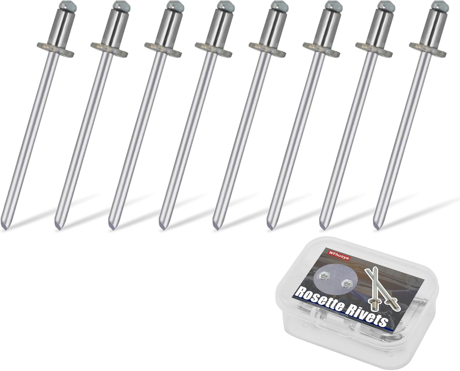 Amazon.com: WFhuaye 8Pcs Nos Dash Rosette Rivets Stainless Steel Fit ...