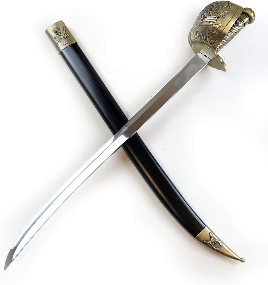 Amazon.com: Hero's Edge G-BL005 Foam Pirate Sword, 30",Silver : Sports ...