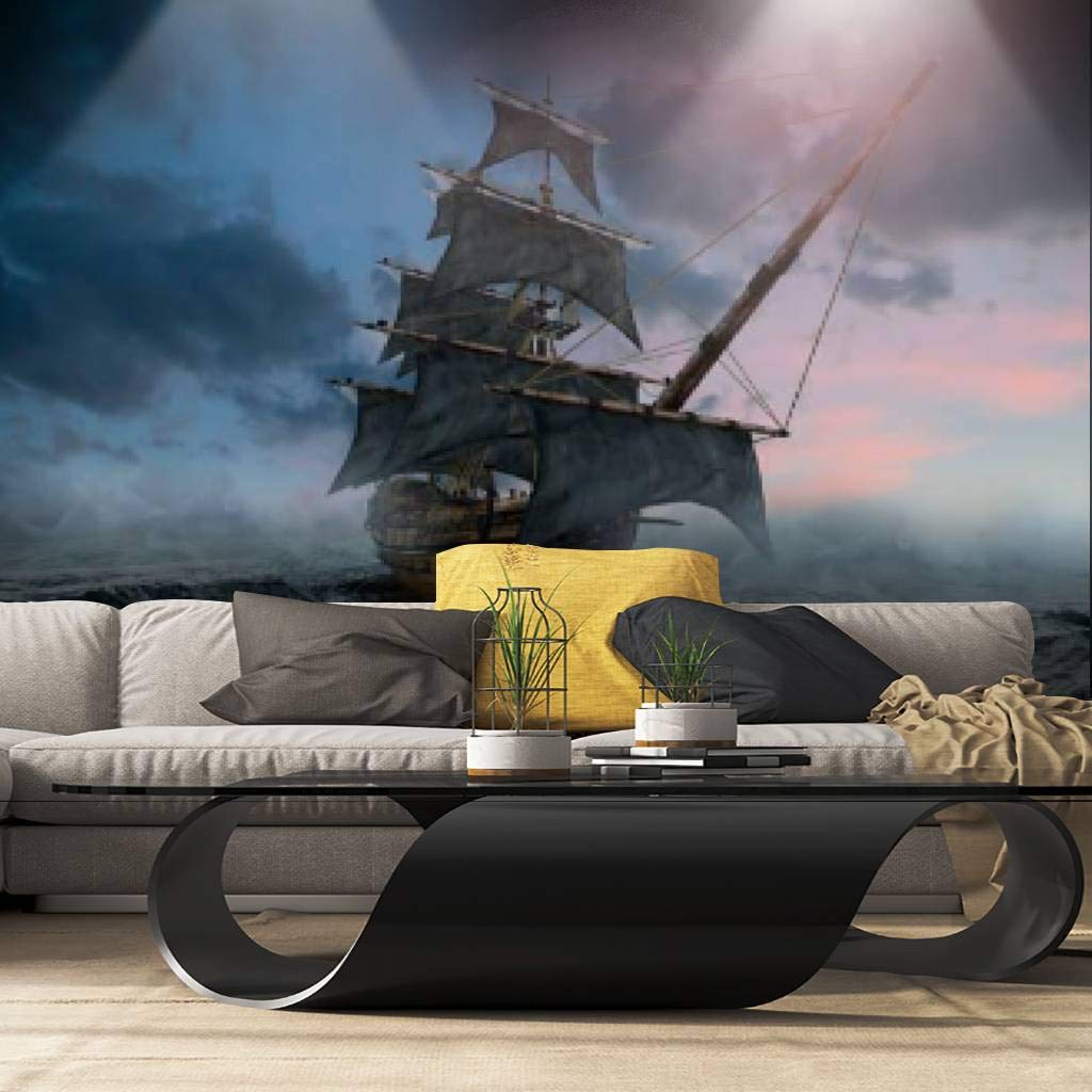 Giant Pirate Ship Wall Decal