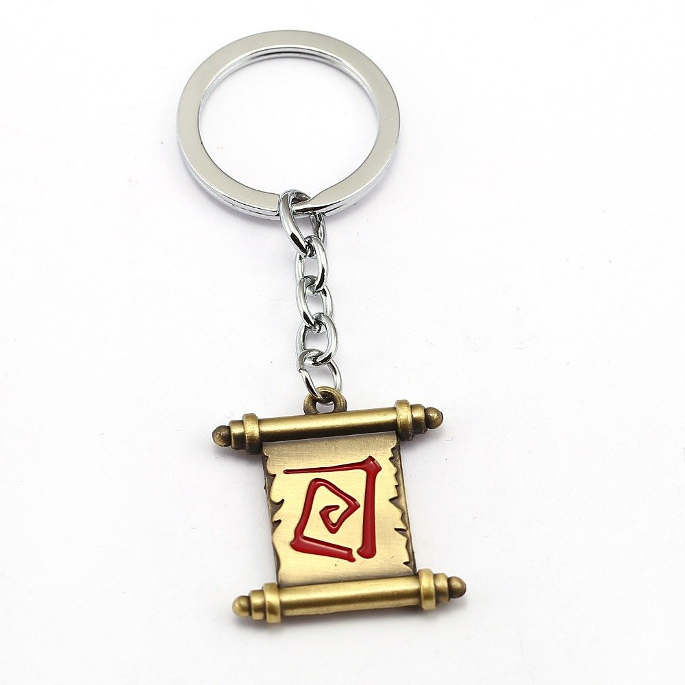 Dota 2 Teleport Town Portal Scroll Metal Collectible Keychain : Amazon ...