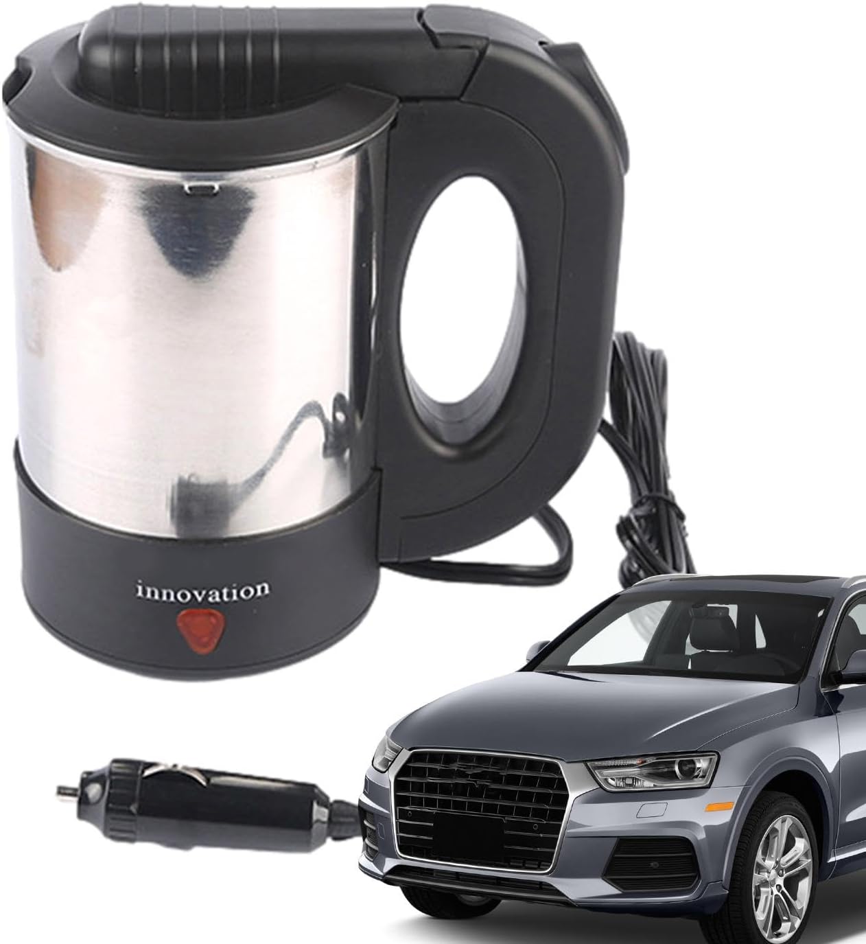 Amazon.com: Electric Travel Kettle, 12v/24v Car Electric Kettle, 500ml ...