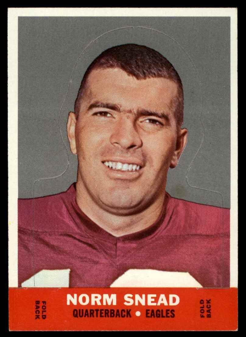 Amazon.com: 1968 Topps Norm Snead Philadephia Eagles (Football Card) EX ...
