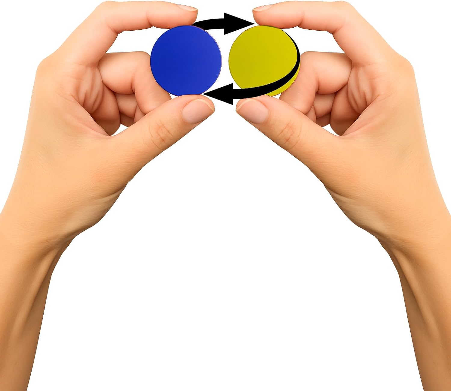 Amazon.com: Double-Sided Reversible Indicator Magnets, Circles ...