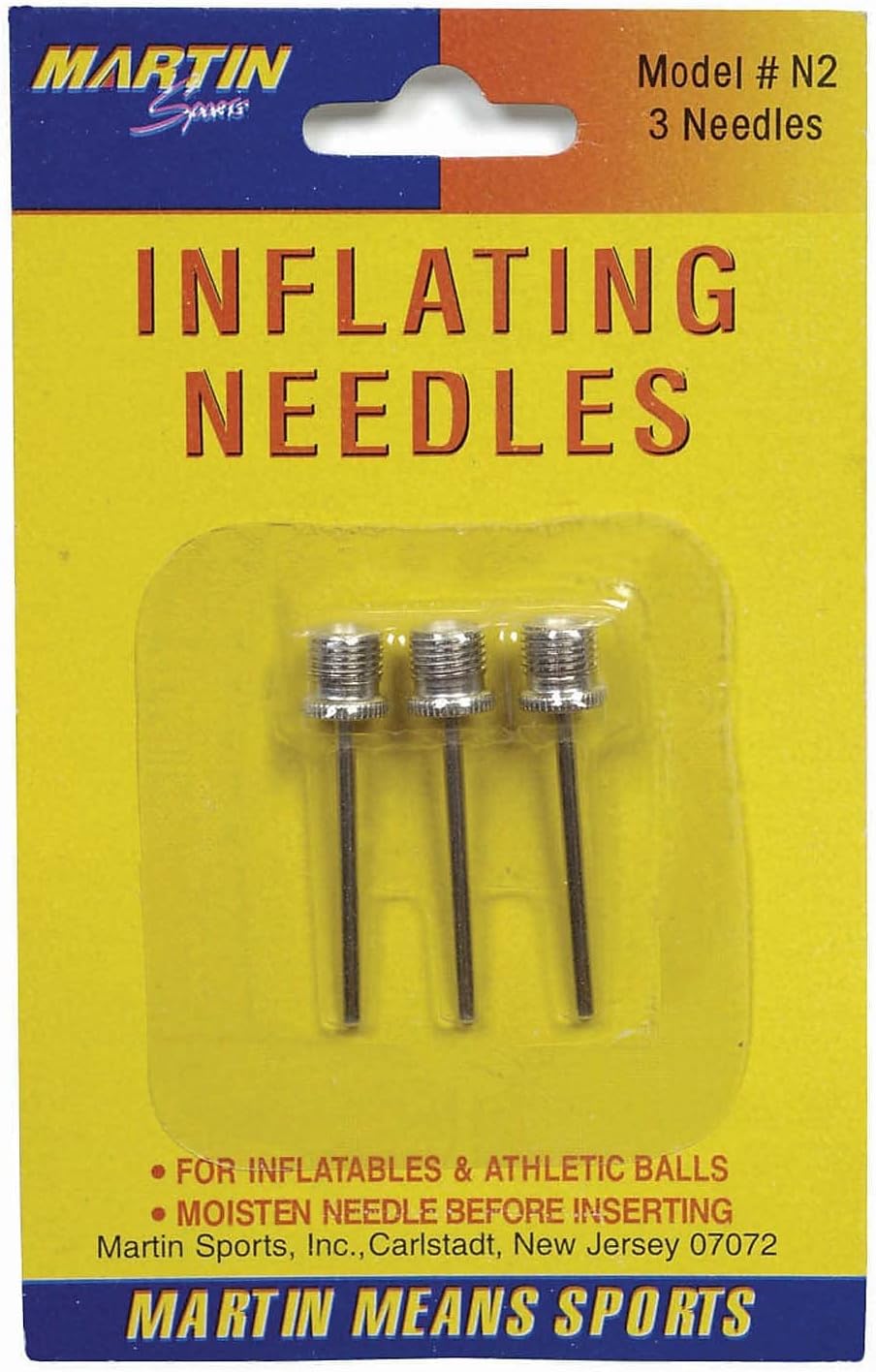 Amazon.com: Martin Inflating Needles, Pack Of 3 : Toys & Games