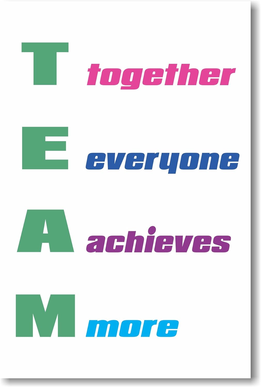 Amazon.com: TEAM - Together Everyone Achieves More - NEW Classroom ...