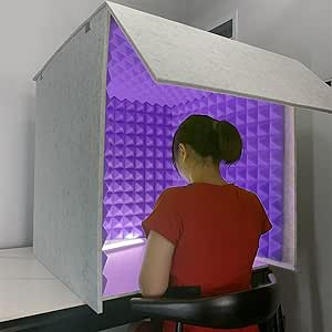 Amazon.co.jp: Simple sound absorbing room for 1 person, portable ...