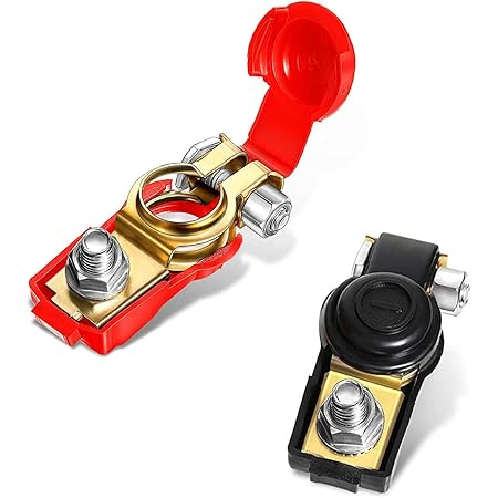 Amazon.com: neynavy 2 PCS Universal Negative and Positive Battery Cable ...