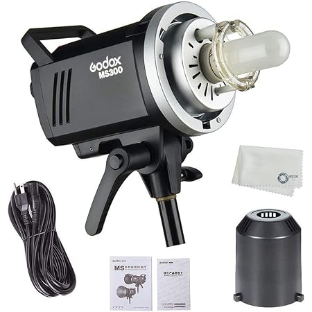 Amazon.com : Godox MS300V MS300-V Compact Studio Strobe Flash Light ...