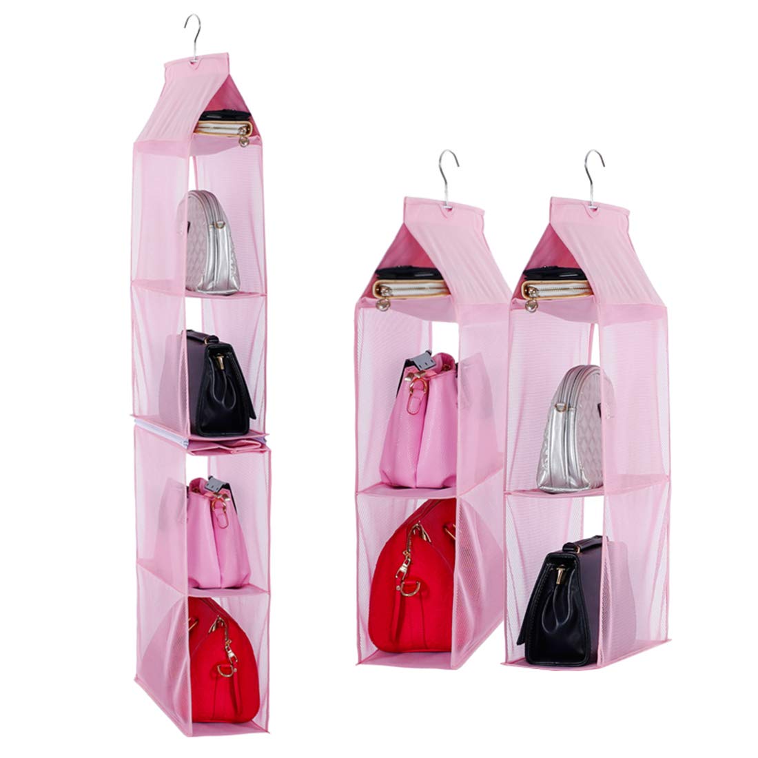 Amazon.com: Detachable 4 Compartment Organizer Pouch Hanging Handbag ...