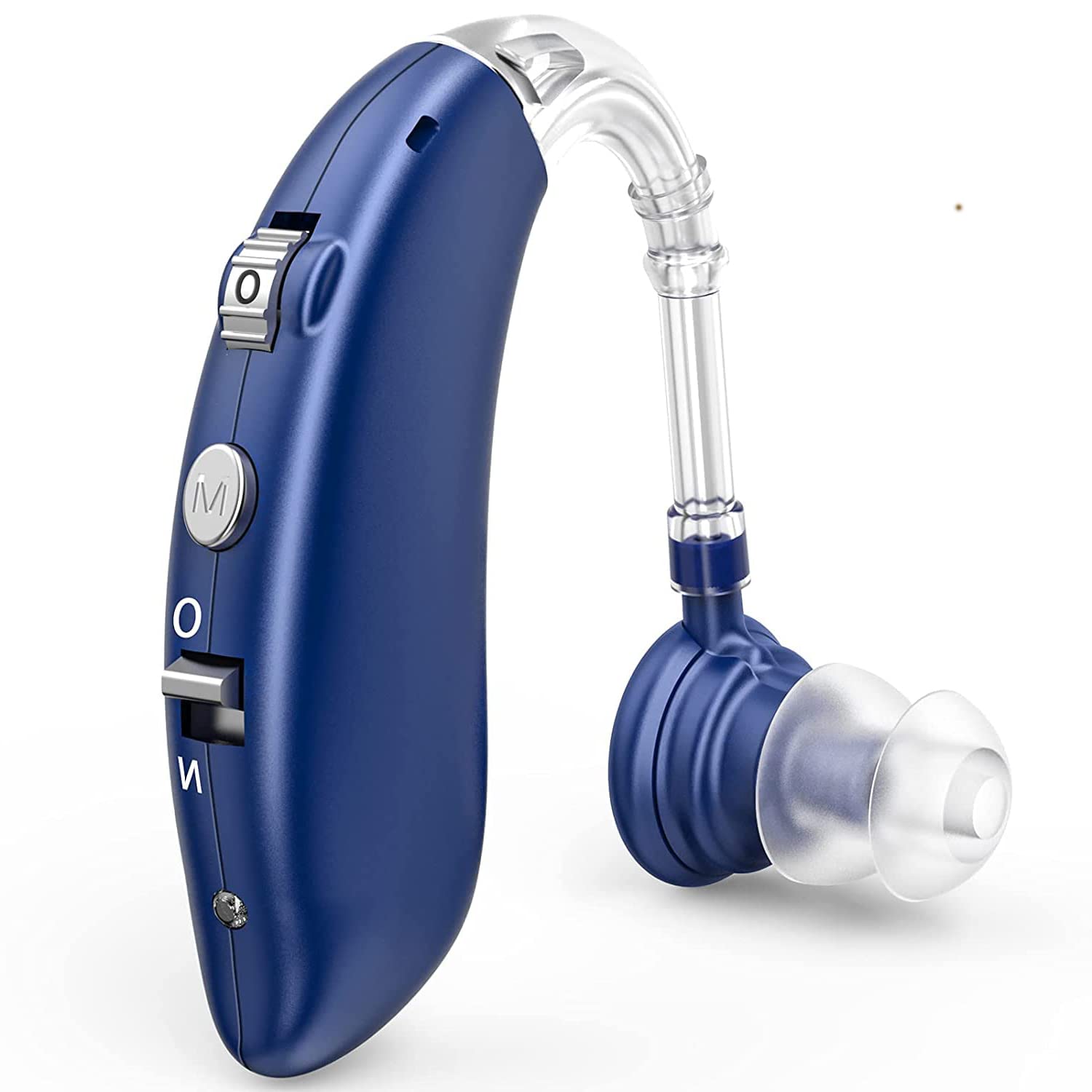 AUDITECH Hearing Aid Amplifier/BTE Navy Blue Rechargeable Hearing Aid ...