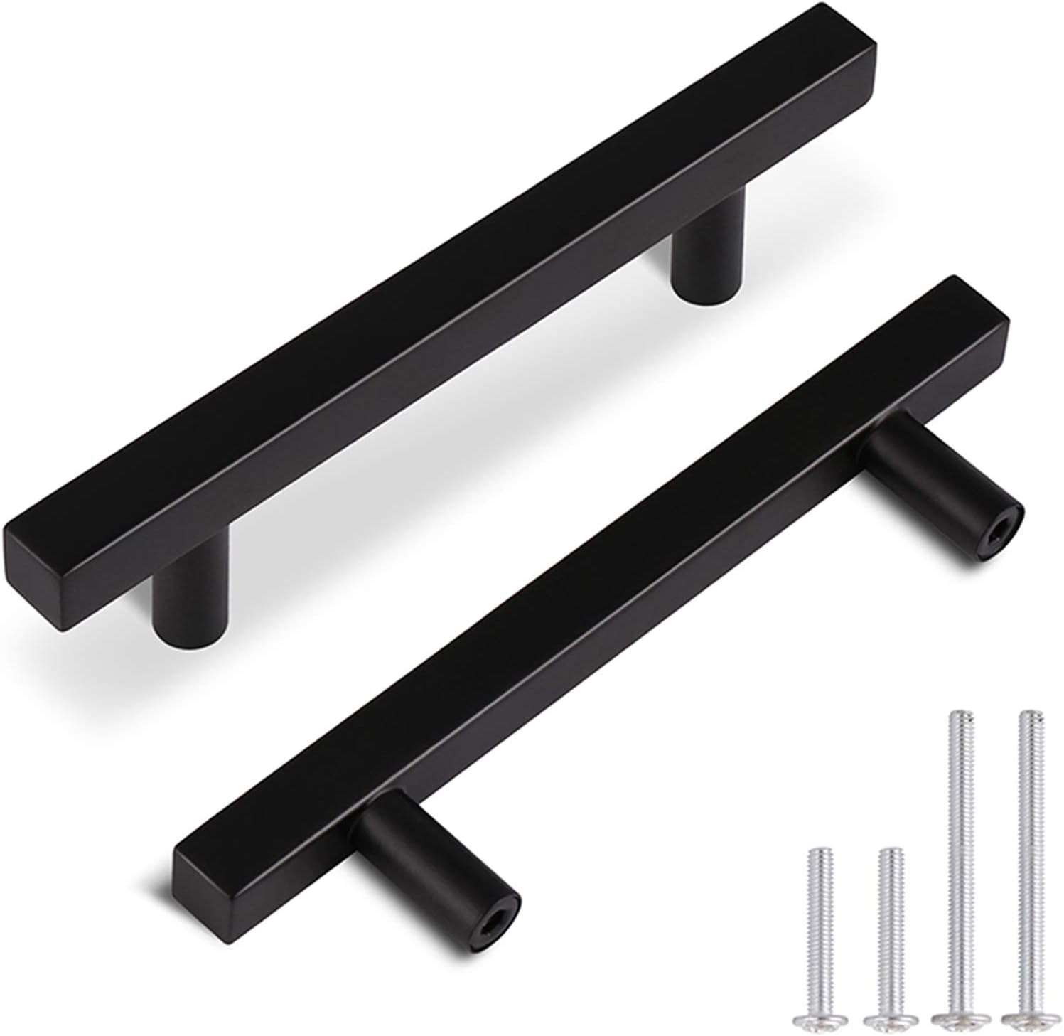 Buy KNOBWELL 6 Pack Stainless Steel Cabinet Pulls Black Stainless Buy KNOBWELL 6 Pack Stainless Steel Cabinet Pulls Black Stainless