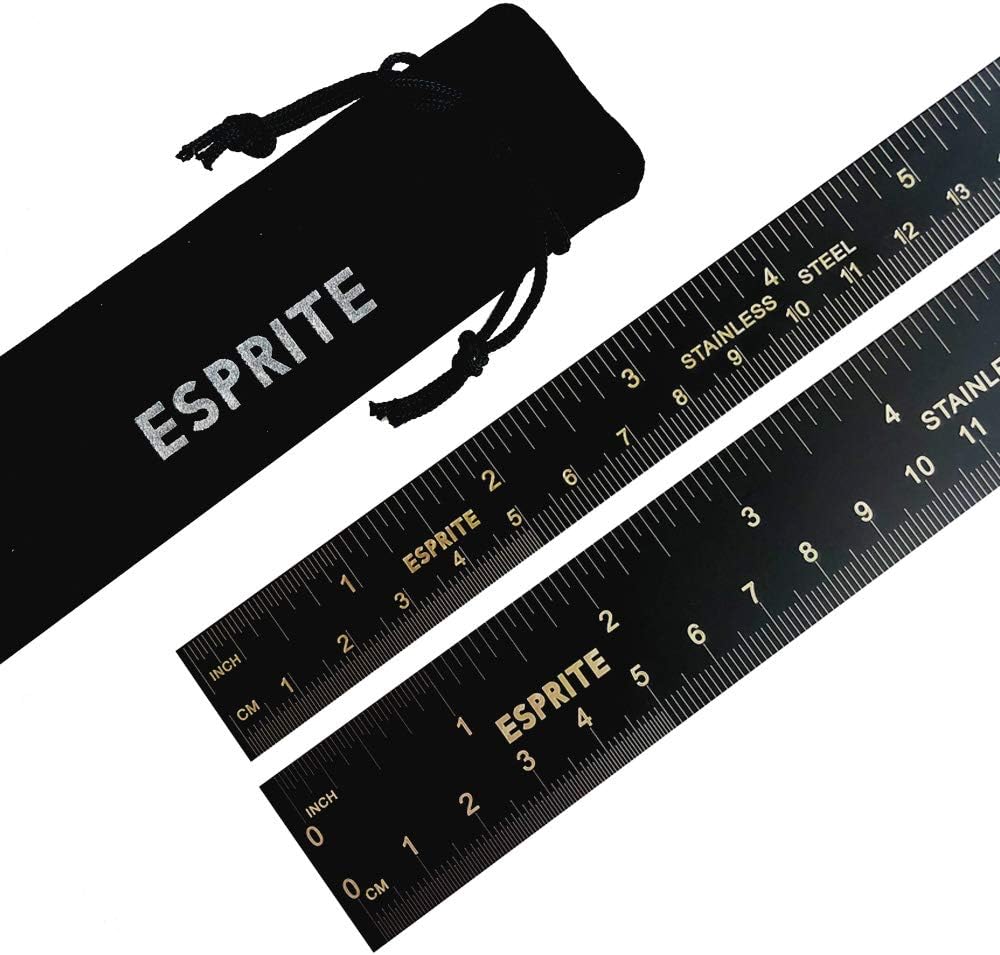 Amazon.com : Vowcarol 6 inch Ruler and 12 inch Scale Set, Machinist ...