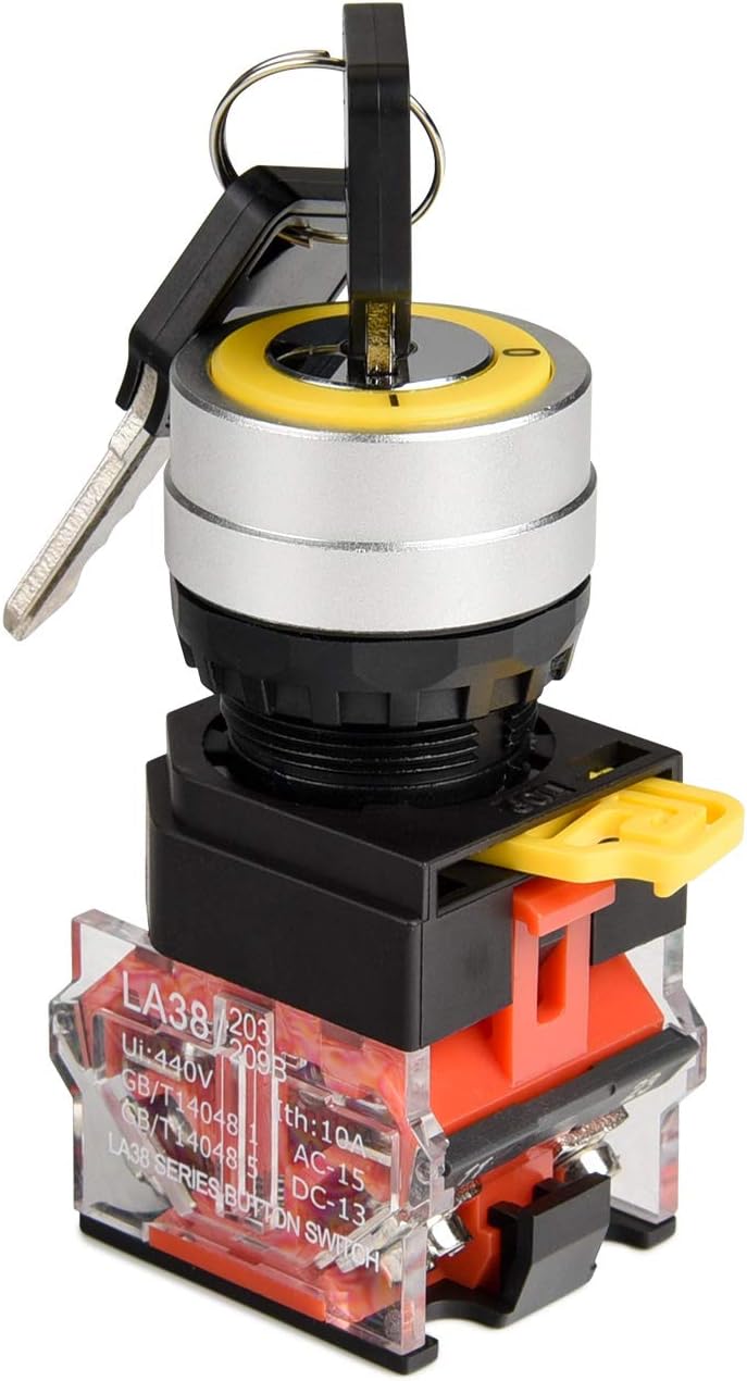 Amazon.com: Idec HW1K-2AF11 22mm Key Switch 2 Position : Industrial ...