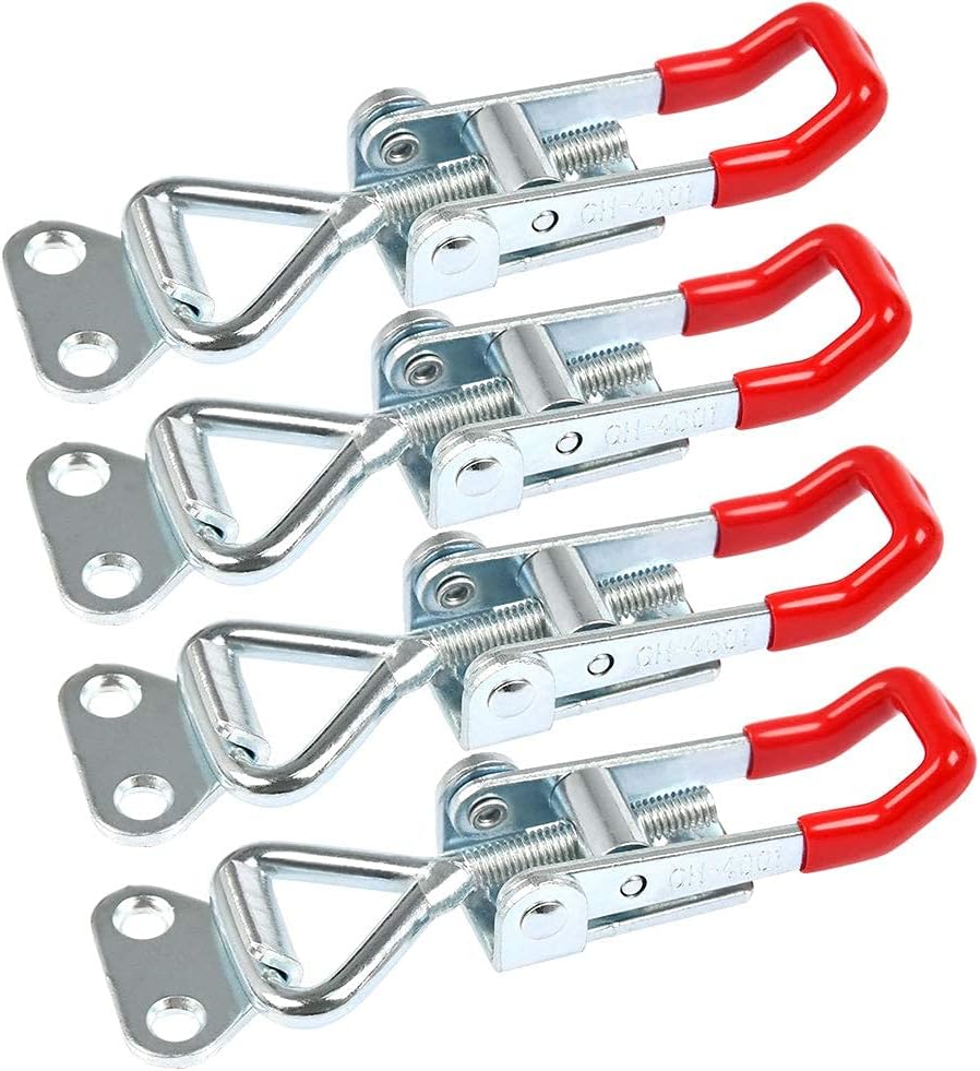 4 Pcs Toggle Catch Latches 100Kg Holding Capacity Triangle Shaped Lever ...