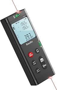 Bauihr 120m Medidor Laser Doble, Recargables Telemetro Laser Pantalla ...