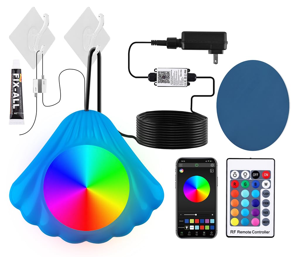 Amazon.com : LED Pool Lights with APP Control, 20W 12V Safety Voltage ...