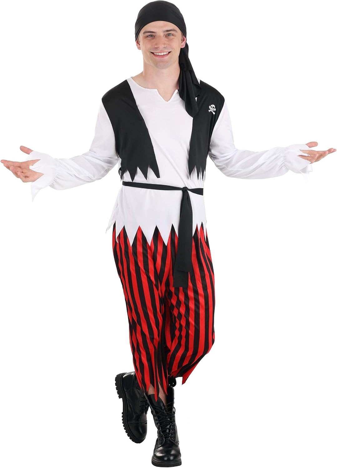 Amazon.com: Fun Costumes Men's Classic Pirate Costume | Buccaneer ...