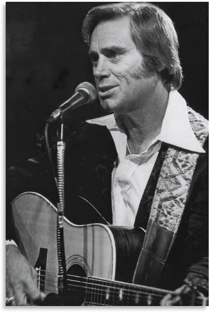 ZHUYING George Jones Poster Singer Poster Music Poster Superstar Poster ...