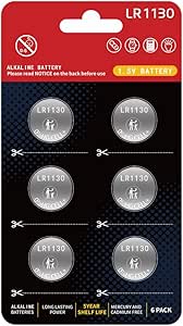 Amazon.com: JUNINXIU AG10 Battery LR1130 Battery L1131f Batteries ...