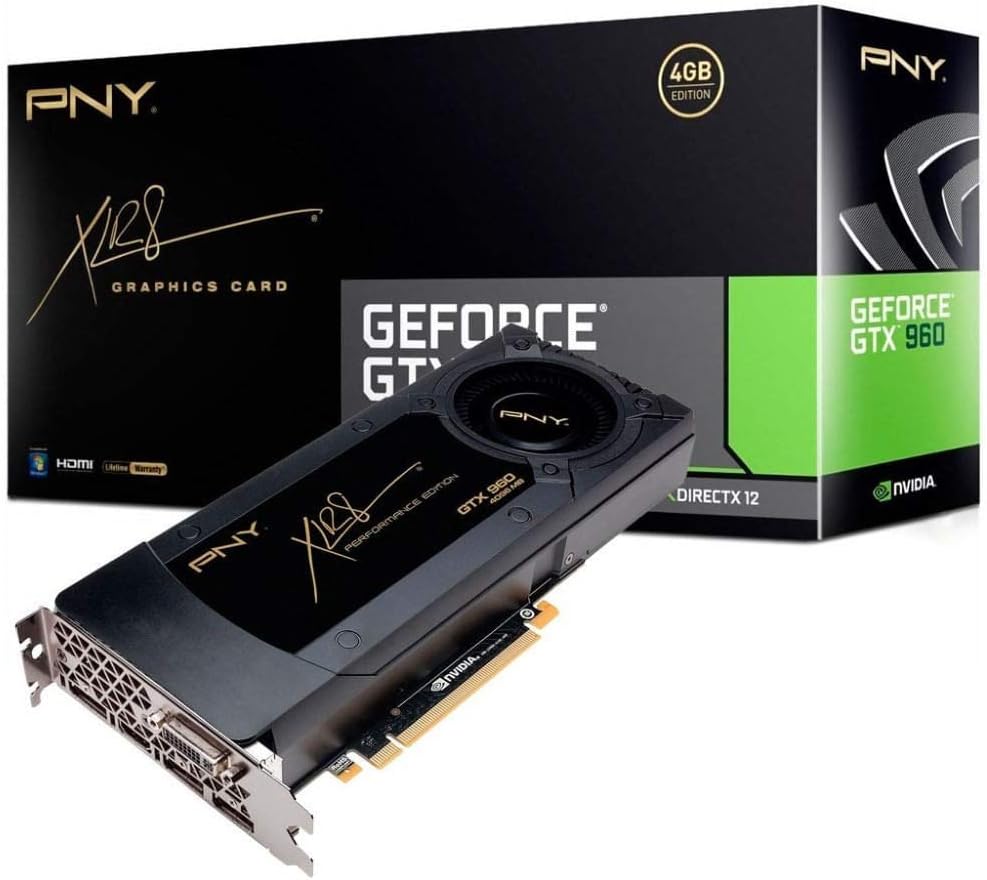 Amazon.com: PNY Tarjeta gráfica XLR8 GeForce GTX 960 2GB GDDR5 VCGGTX9602XPB : Electrónica
