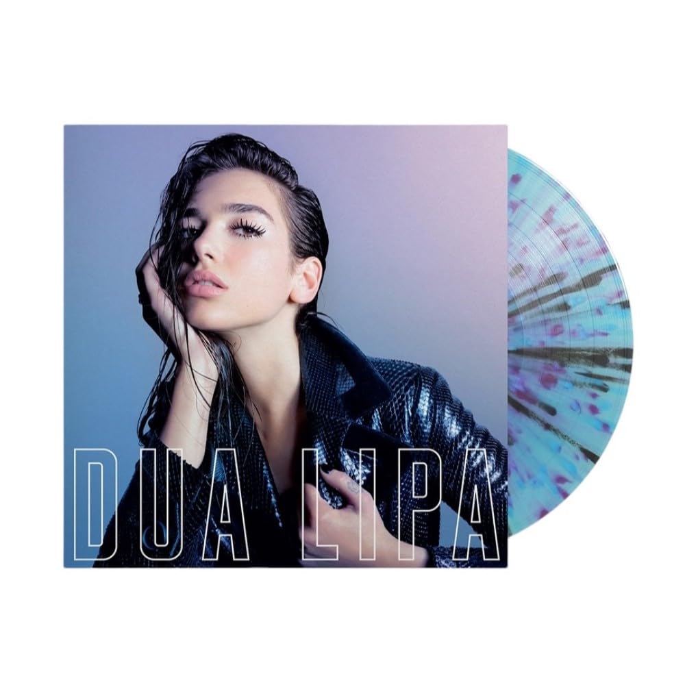 Amazon.com: Dua Lipa Exclusive Limited Black/Blue/Purple Splatter Color ...
