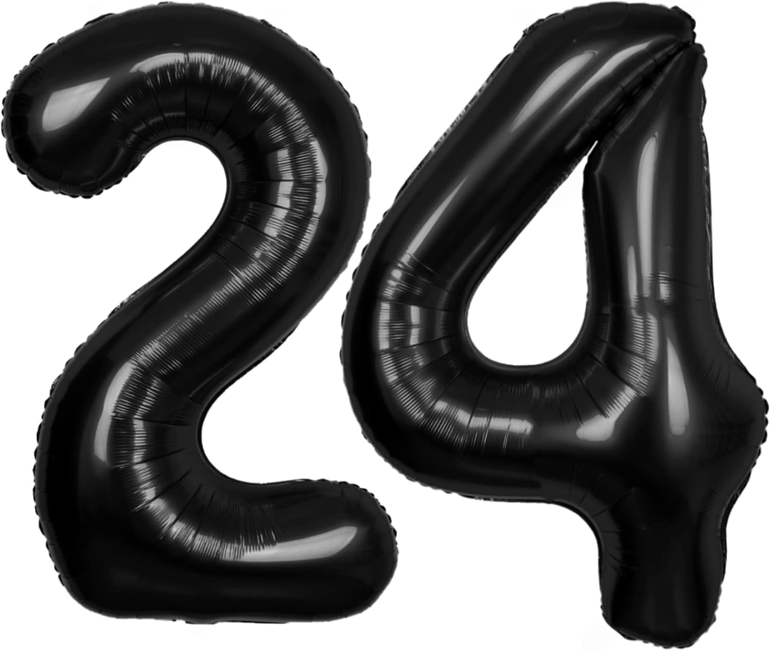 Amazon.com: 40 Inch Number 24 Balloon black Jumbo Giant Big Large ...