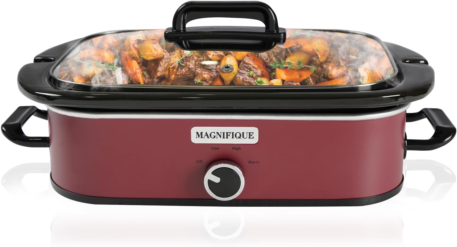 Amazon.com: Crock-Pot SCCPCCM355SS 3.5 Quart Capacity Rectangular Shape ...