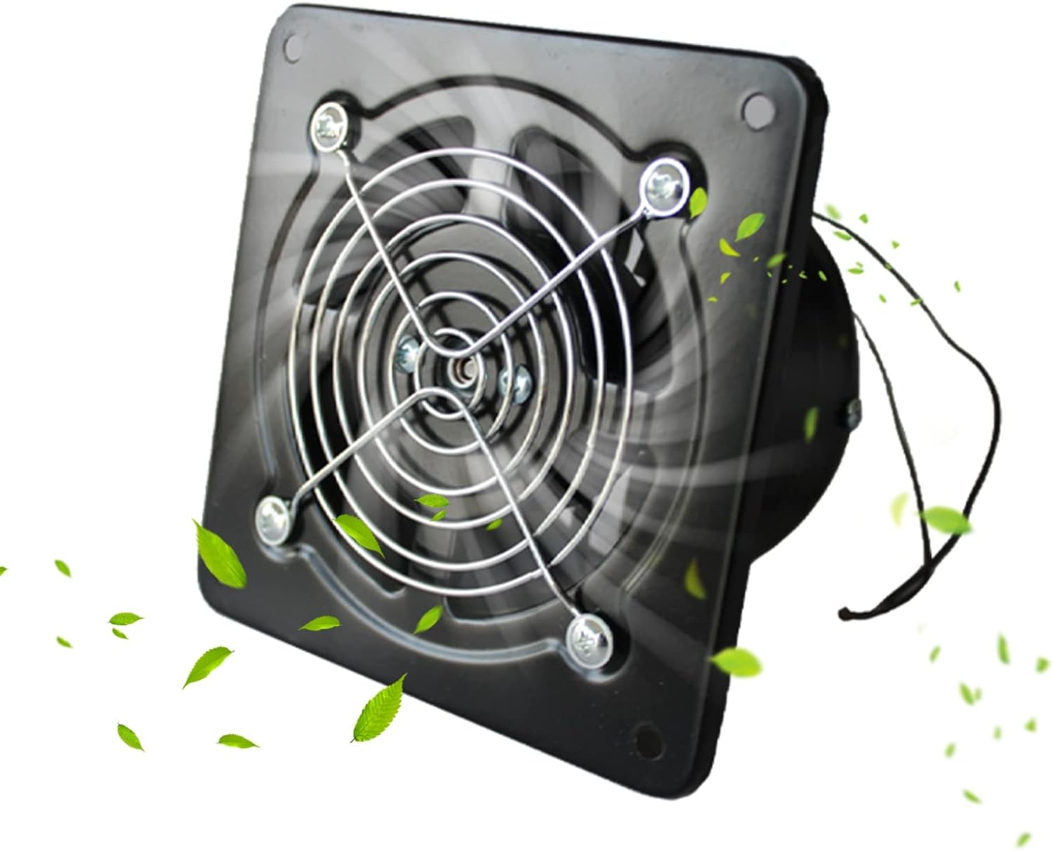 JIONET Exhaust Fan 4" Blower Fan, 110V Flow Fan Ventilator Extractor ...