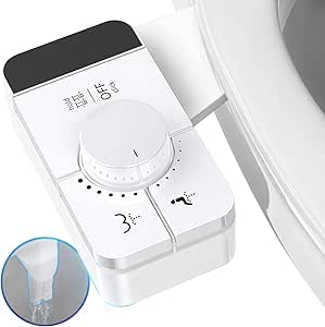 SHIKITEK Bidet Attachment for Toilet, Ultra-Slim, Self Cleaning, Dual ...