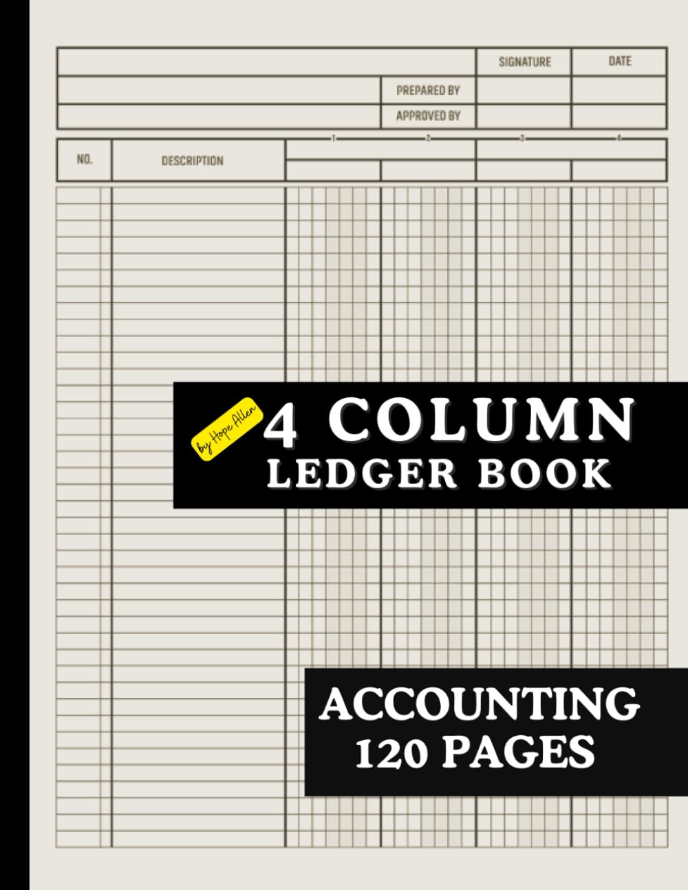 Accounting Ledger Book: with 120 Pages and 4 Columns, your ultimate ...