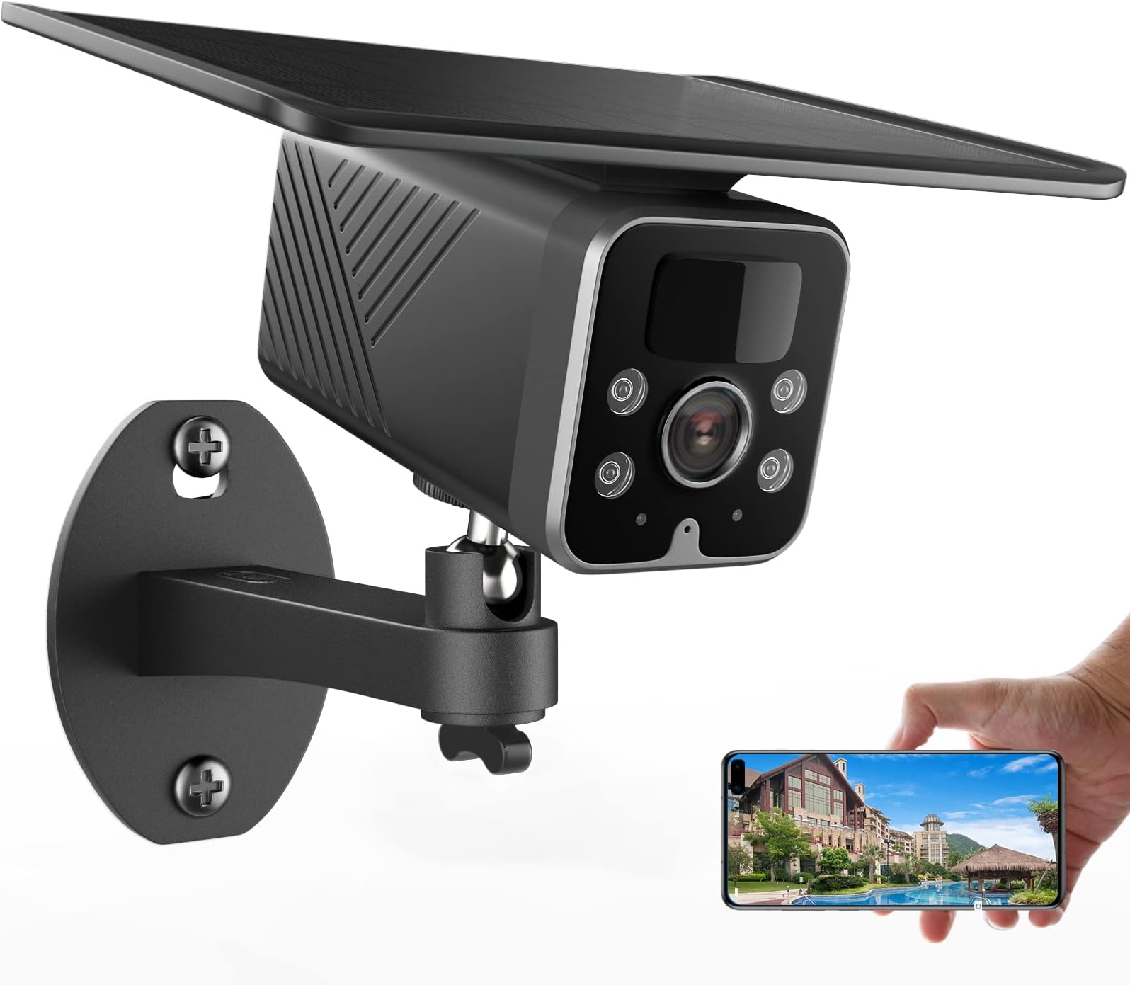 Amazon.com : Flux Outdoor Wireless Home Security Camera, Battery ...