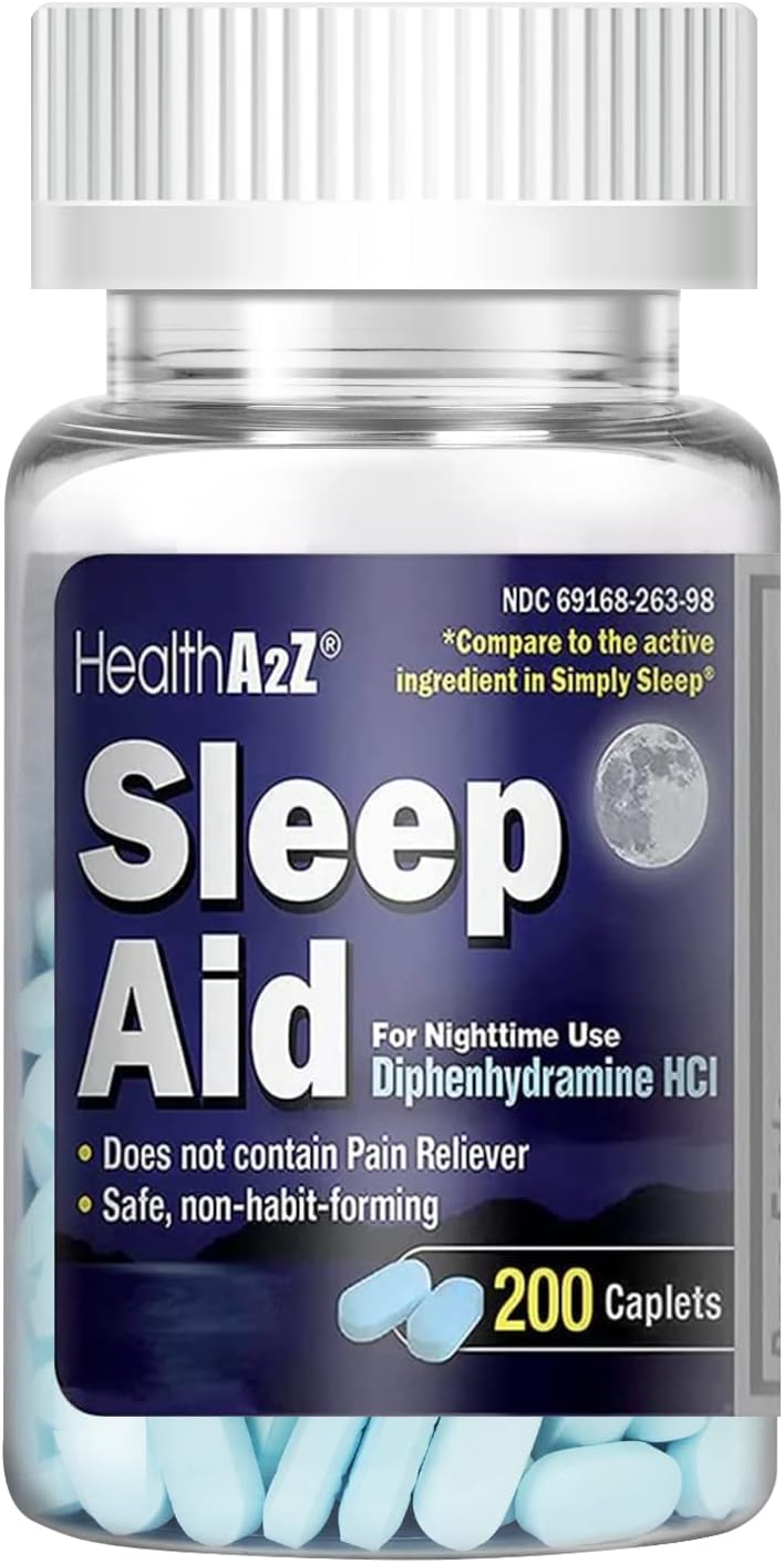 Amazon.com: Rite Aid Nighttime Sleep Aid Diphenhydramine HCI 25 mg, 100 ...