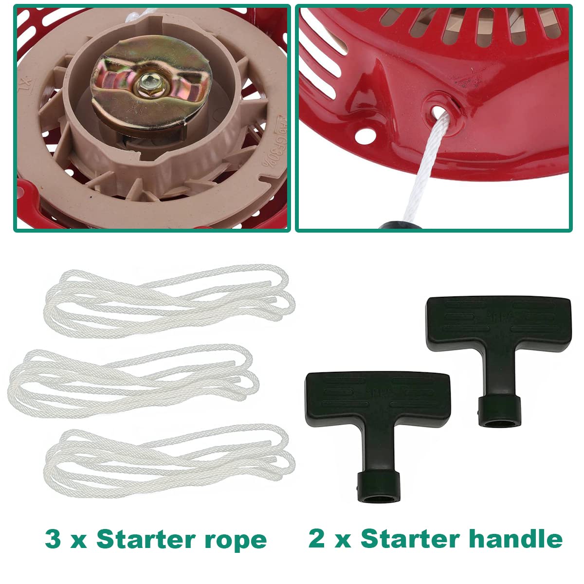 Recoil Pull Starter Rope Braid Generator Recoil Starter Assembly